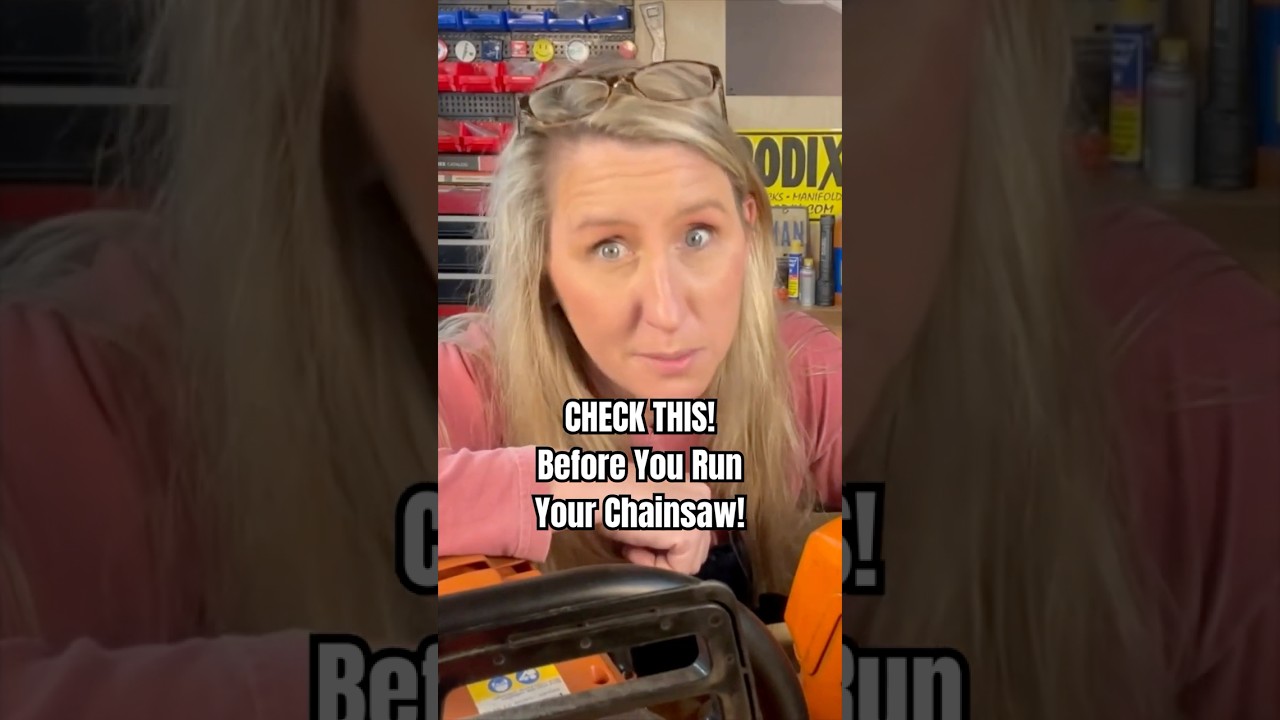 One Minute of Maintenance Will SAVE Your Chainsaw!