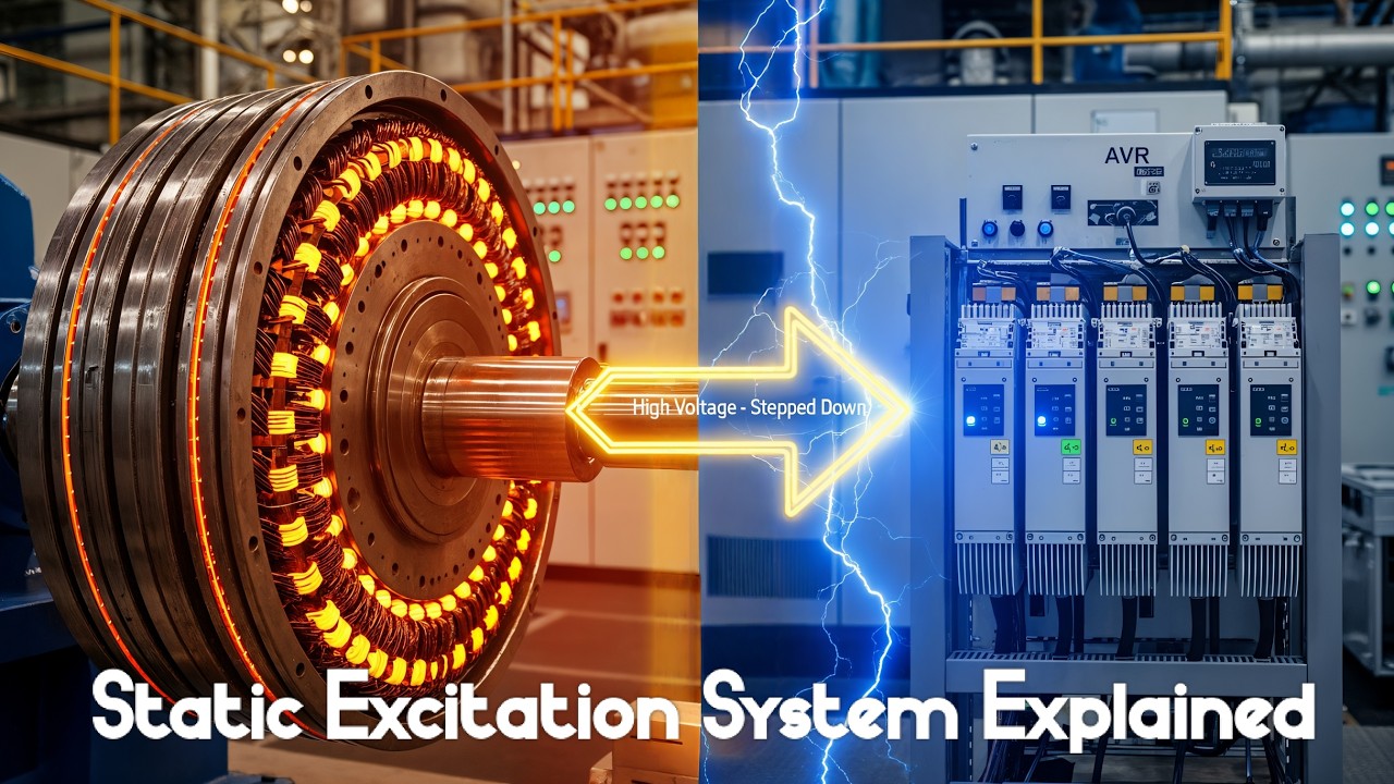 How Static Excitation POWERS Massive Generators ⚡
