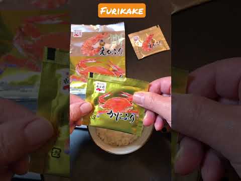 Japanese popular Furikake sprinkle on top of rice so tasty convenient seasoning #shorts