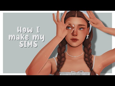 How I make my SIMS - The Sims 4: CAS 🤍