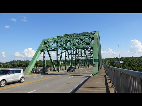 Historic Little Kanawha River Bridge, Parkersburg, West Virginia. How do you pronounce "Kanawha"?