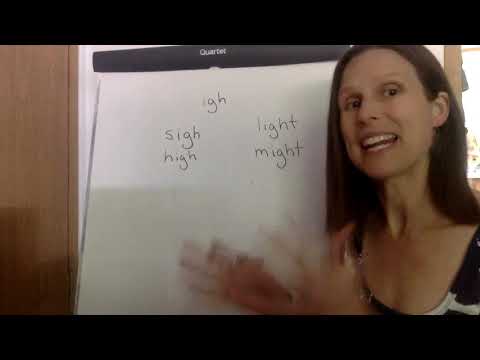 How to read words with igh in them.