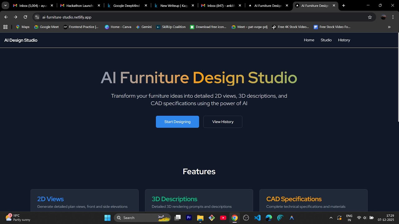 Built an AI That Designs Furniture in Seconds 🤯 | Full Stack AI Project (Next.js + Node.js)