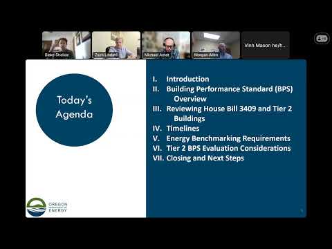 August 28, 2024- Building Performance Standards Rulemaking Tier 2 Advisory Committee Meeting