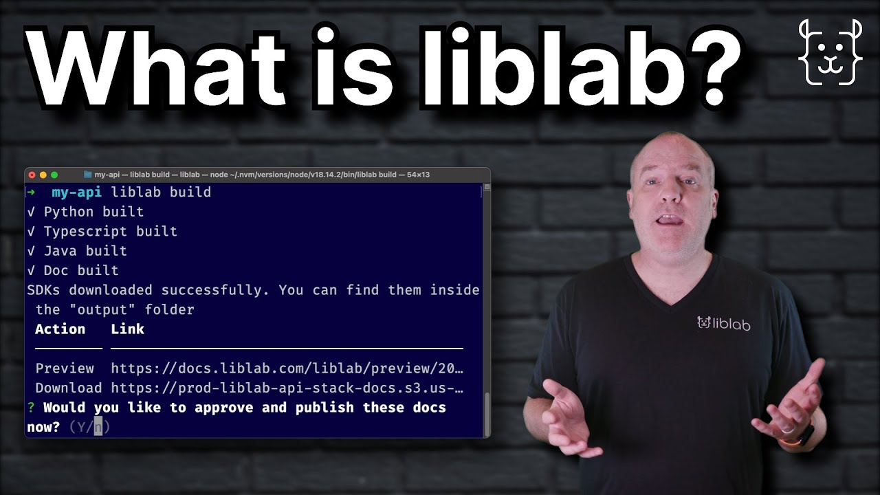 What is liblab? liblab generates developer friendly, human readable SDKs from your APIs. 🦙
