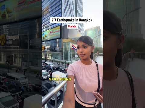 Earthquake in Bangkok, Thailand today #thailandtravel