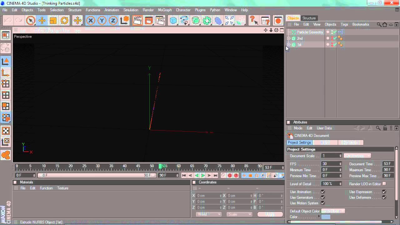 Cinema 4D Tutorial - Thinking Particles