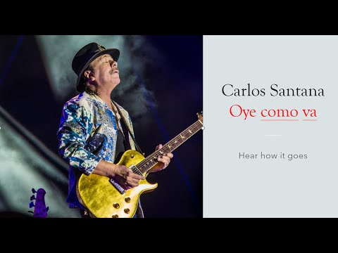 Carlos Santana Oye como va lyrics in spanish and english. letra en espanol and ingles