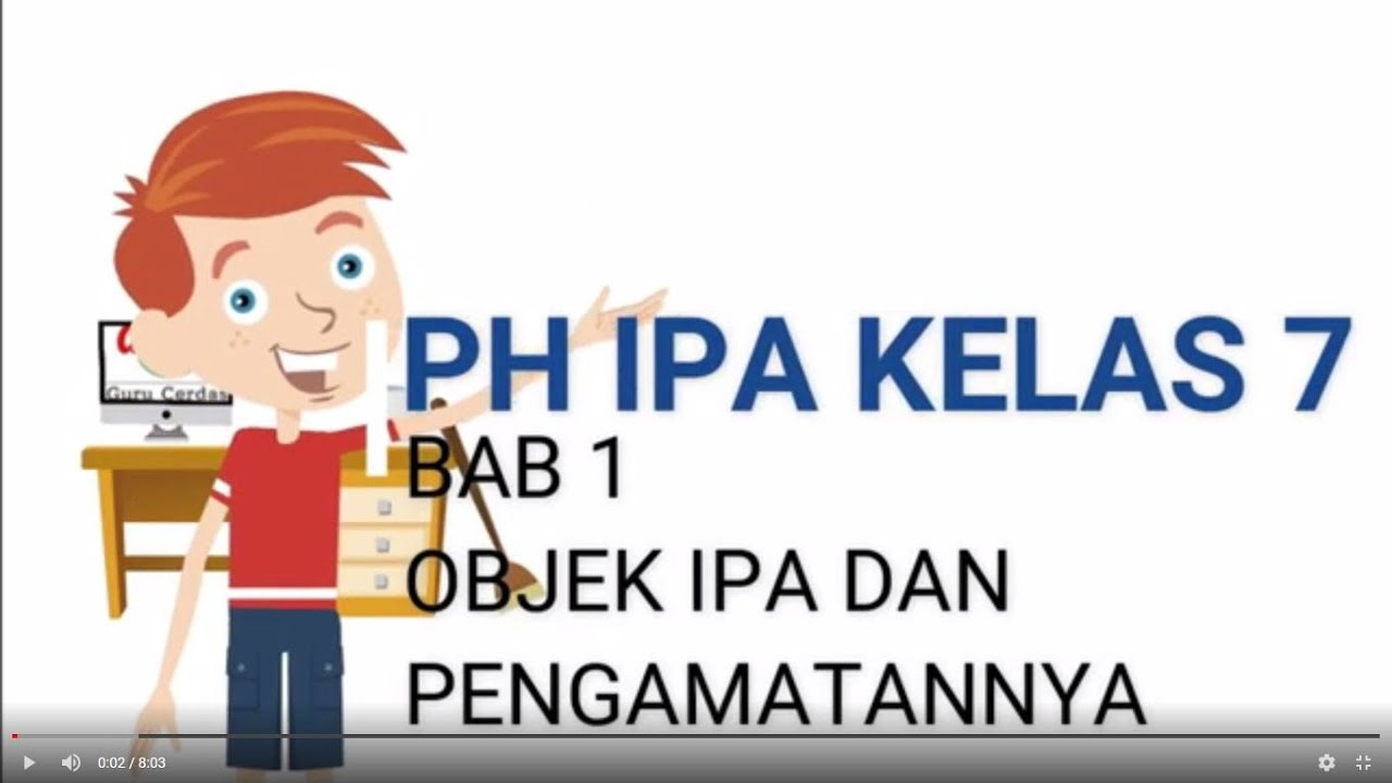 PH IPA Kelas 7 Bab 1 Objek IPA dan Pengamatannya