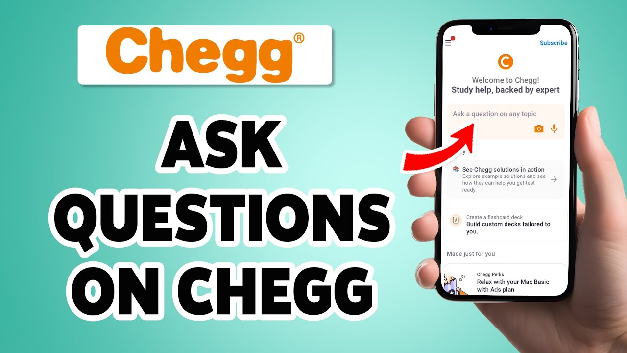How To Ask Questions On Chegg 2026 | Chegg Study App Guide