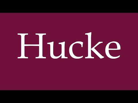 How to Pronounce ''Hucke'' Correctly in German