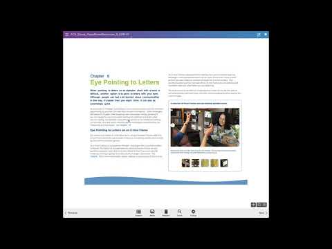 Ace Centre Getting Started E-Books and features