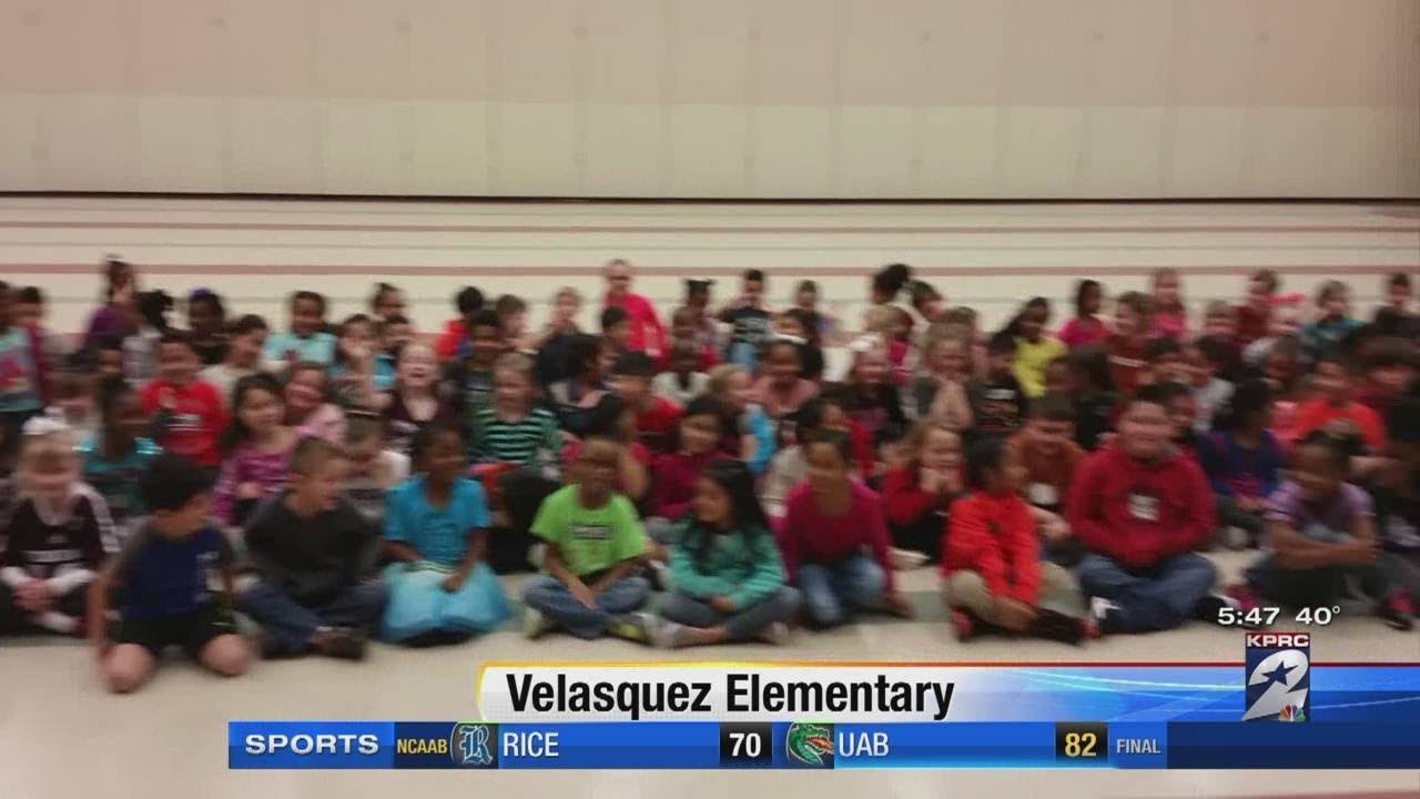 Britta Meets Velasquez Elementary