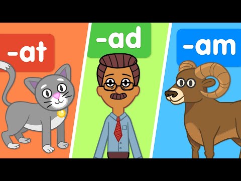 Turn & Learn: Word families that use the short βaβ sound