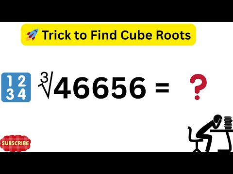 Cube Root of 46656 | How to Find Cube Roots Easily | Math Tricks Explained