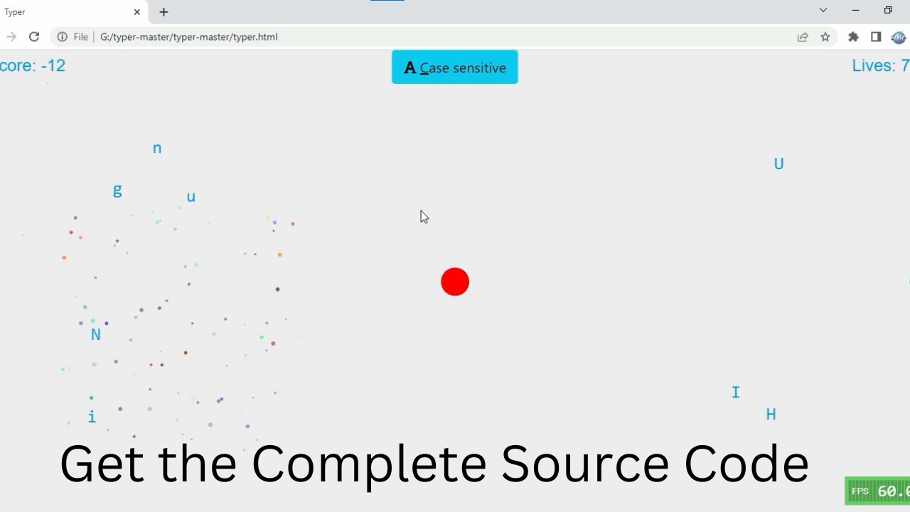 Typing Game With Source Code (HTML, CSS and JavaScript)| CodingWithRohani