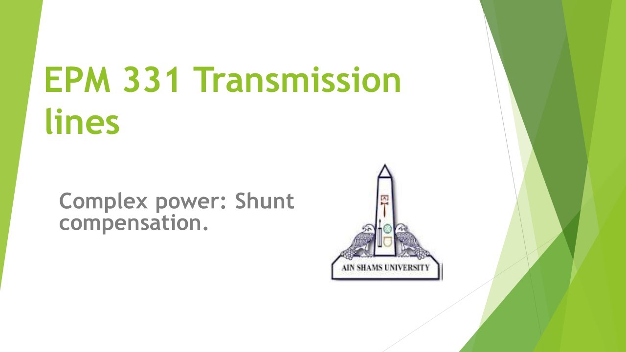Complex power: Shunt compensation.