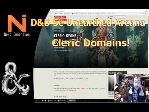 D&D 5e | Unearthed Arcana Review-Cleric Domains | Nerd Immersion