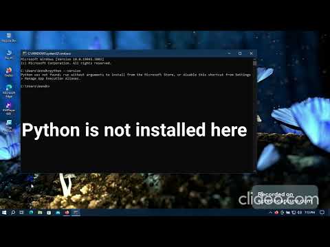 How to check if python is installed in windows 10 or not
