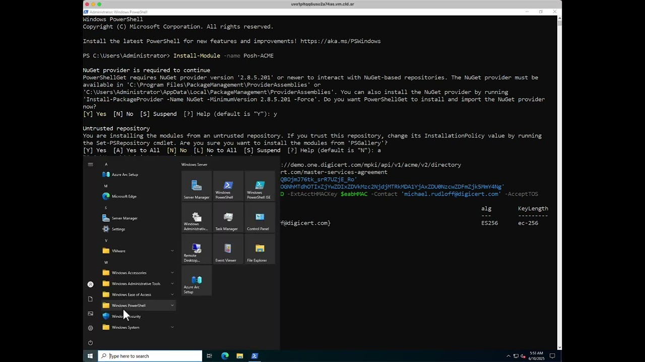 Automate Posh-ACME for Windows and Linux