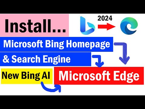Install New Bing Homepage and Search Engine to Edge browser | Install new Bing AI in edge Browser