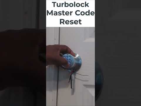 TurboLock Master Code Reset 0123# How To Reset Your Master Coded