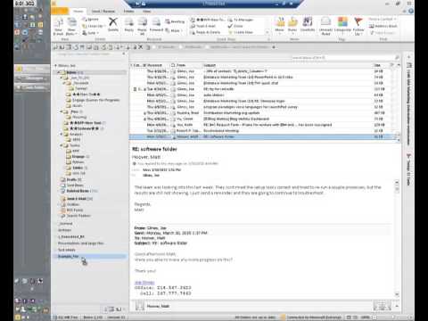 Outlook PST file creation