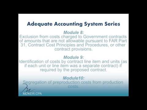 Building an Adequate SBIR Accounting System