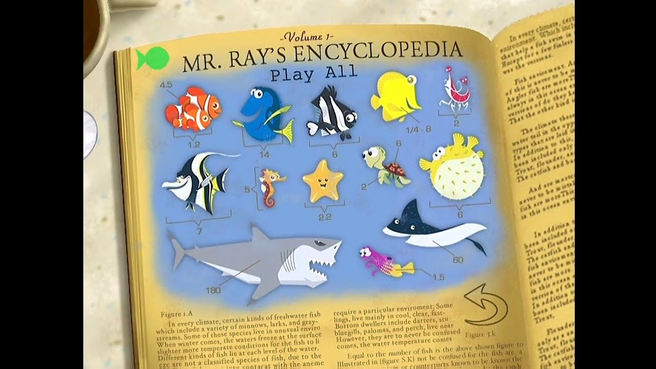 Finding Nemo USA DVD 2 Easter Eggs (2003)