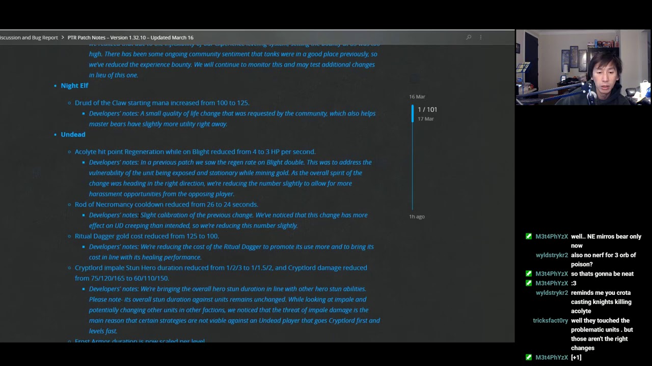 WarCraft III - Reforged Patch Notes 1.32.10 - PTR