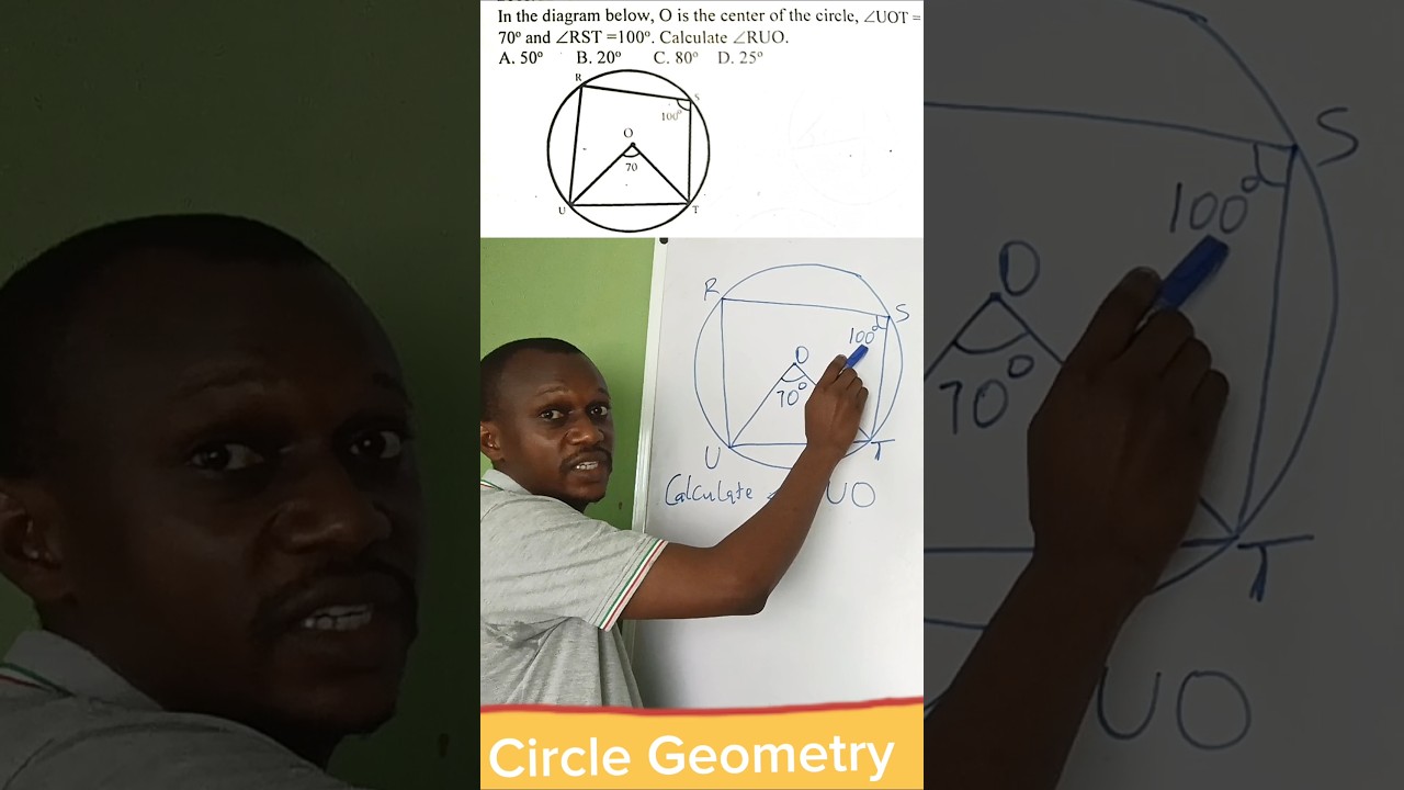 Triangle and Circle Geometry well explained. #circlegeometry #geometry #shape #onlinemathematics