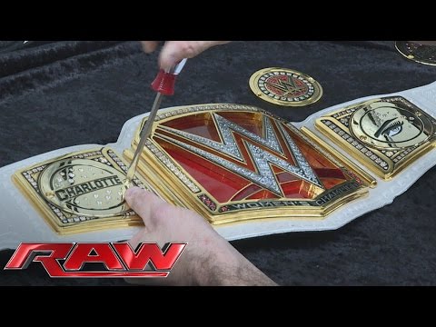 My WWE Women's Title Custom Side Plates | Wrestling Amino