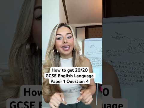 English Language Paper 1 Question 4 ✍️