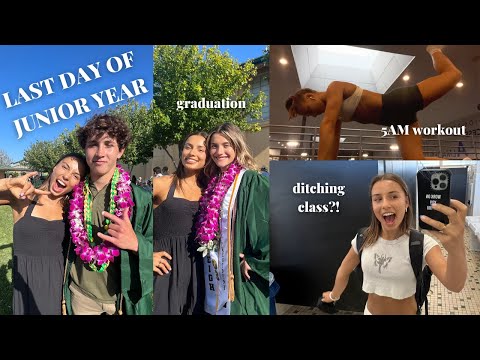 MY LAST DAY OF JUNIOR YEAR: waking up at 5AM, watching my best friends graduate + ditching class...