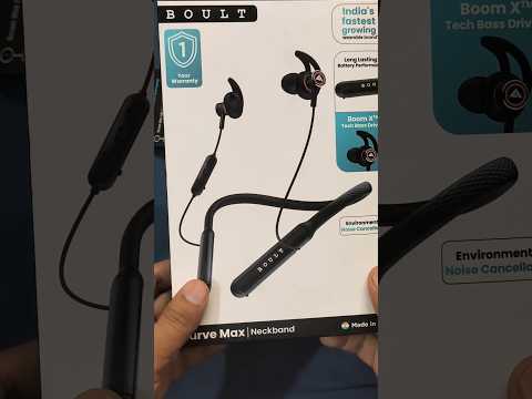 Boult Audio Curve Max Bluetooth Earphones With 100h Playtime || Boult Audio Best Neckband Under 1000