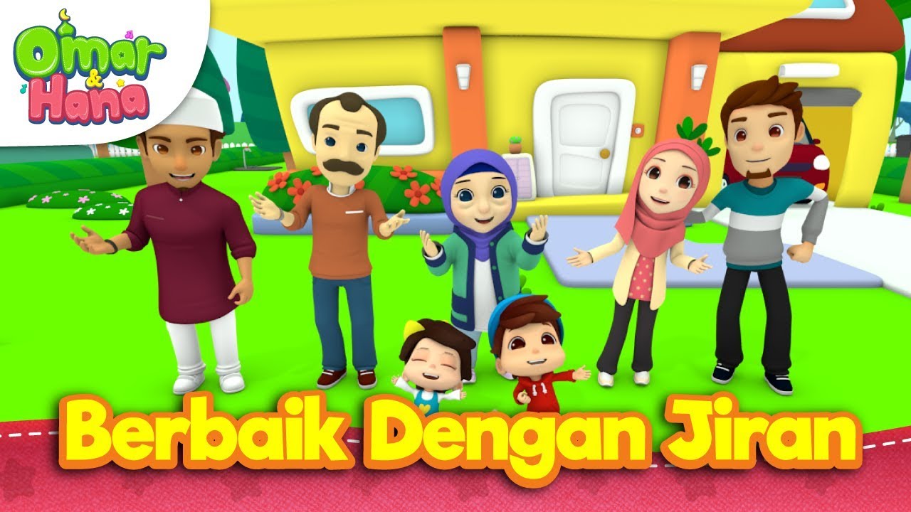 Lagu Kanak-Kanak Islam | Berbaik Dengan Jiran | Omar & Hana