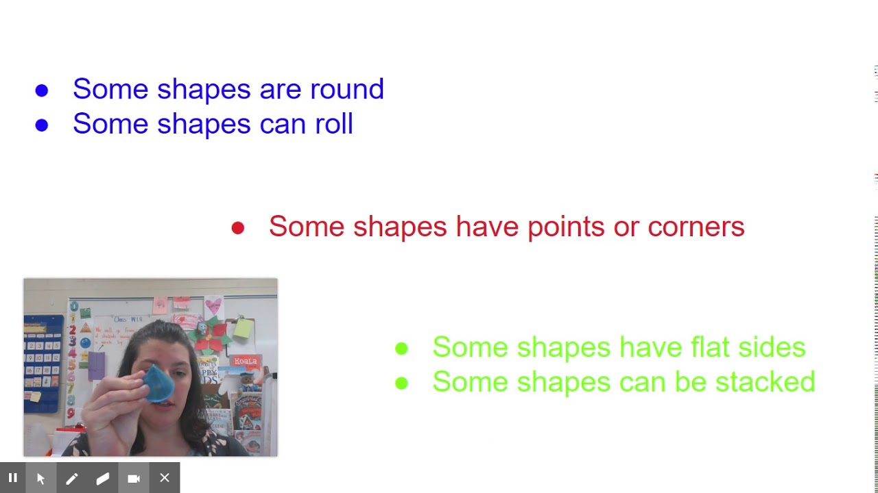 Math Explain lesson: Sorting 3D shapes by attribute
