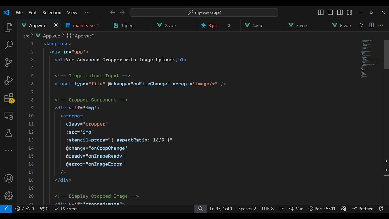 Build a Vue.js 3 Image Cropper With Controls & Live Preview Using vue-advanced-cropper in TS