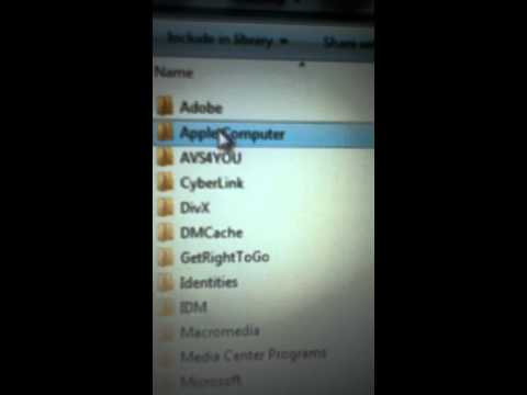 How to find your iDevice's .IPSW for windows 7