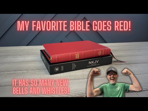 My Favorite Bible Gets Some RED!