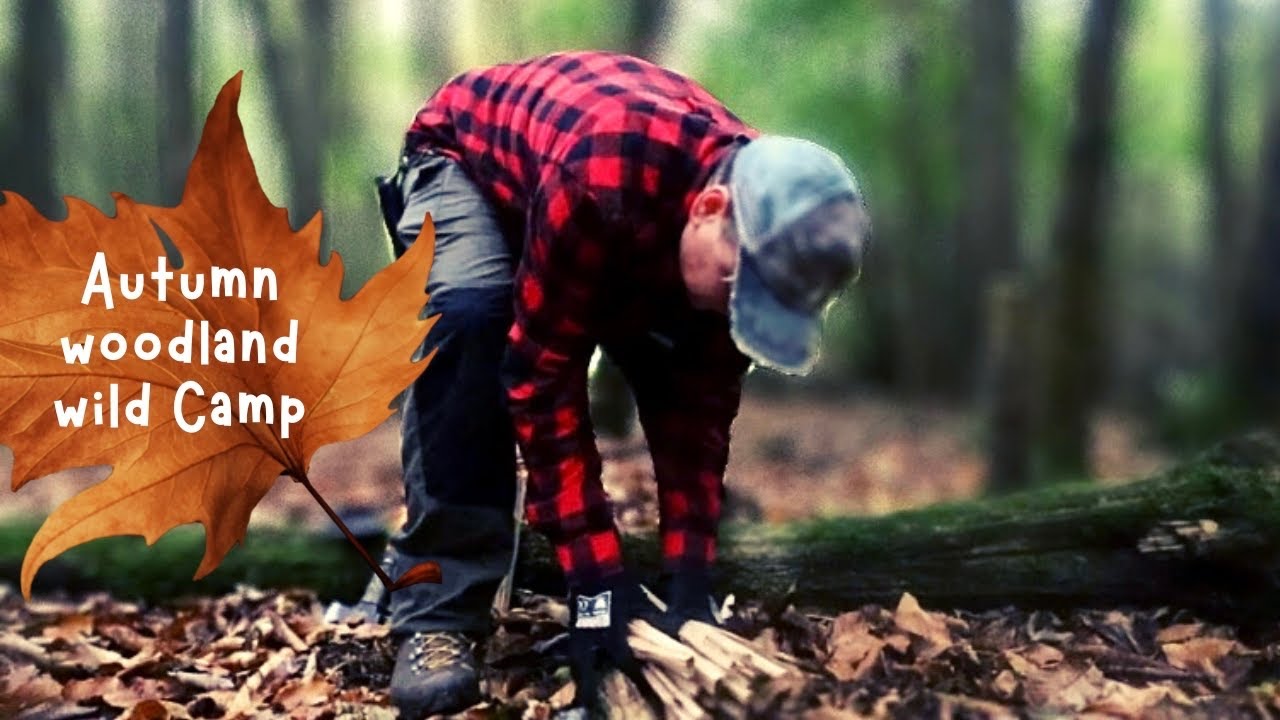 Autumn Wild Camping in the Woods with Burton Outdoors | Camp Fire Cooking