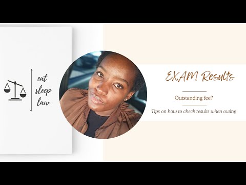 How to check if you passed while owing | UNISA | Law Forever ⚖️