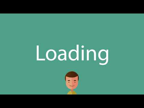 Loading pronunciation