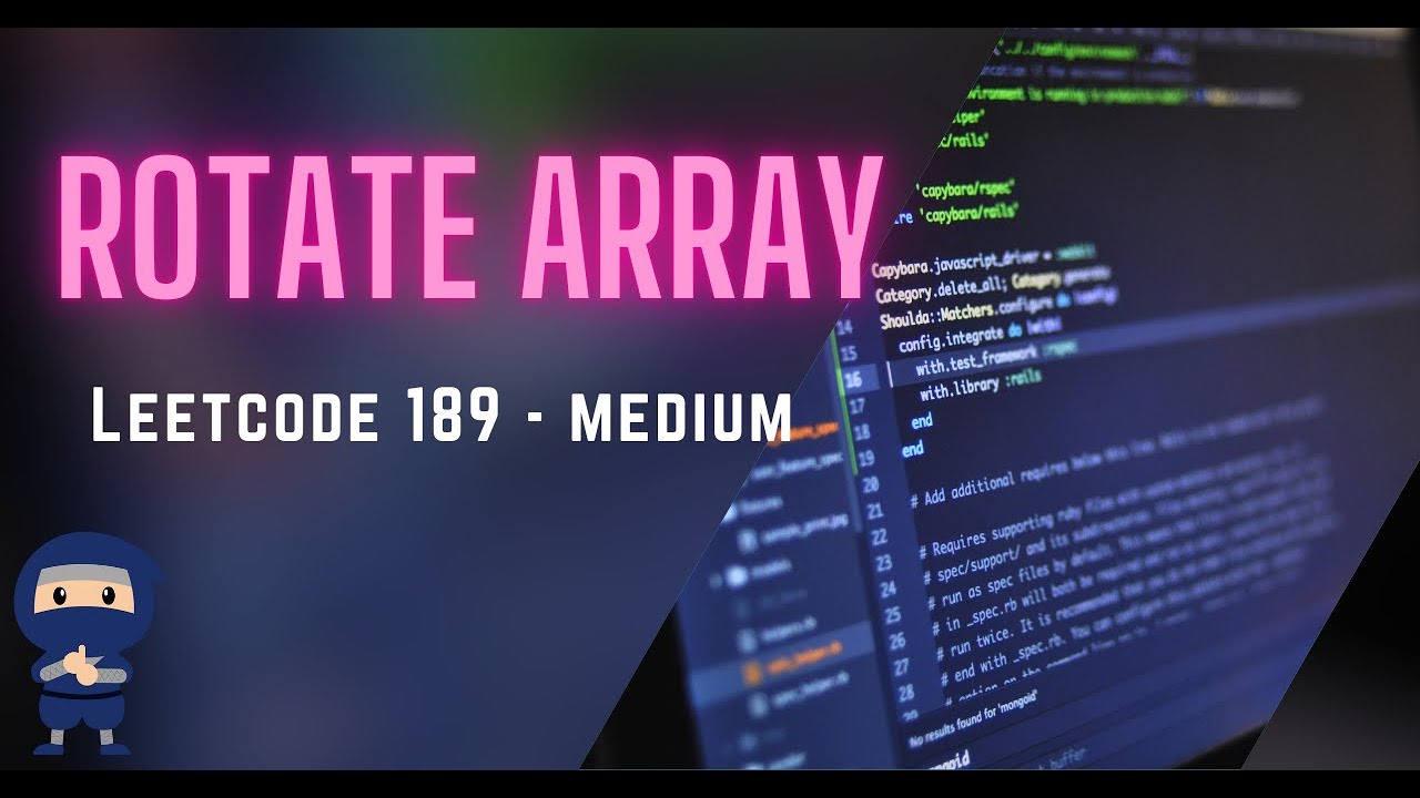 Rotate Array - LeetCode #189 - Python, JavaScript, Java, C++