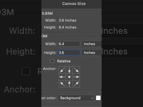 How To Change Canvas Size In Photoshop! EASY! 15 Seconds! #shorts #photoshop #adobe #howto