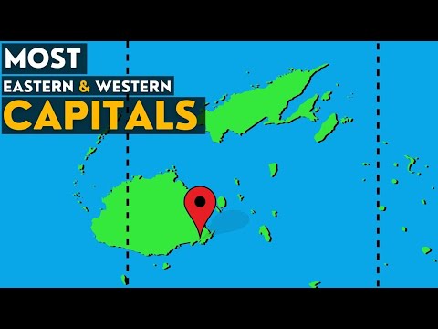 The World's Most Eastern & Western Capital Cities