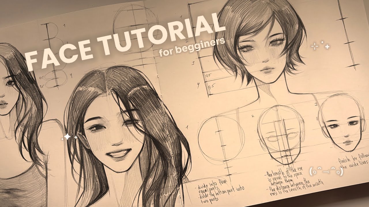 How I Draw Faces | Beginner Friendly Tutorial