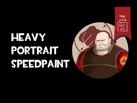 Steam Community :: Video :: TF2 Speedpaint - Heavy Portrait