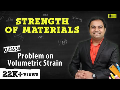 Problem on Volumetric Strain - Stress and Strain - Strength of Materials