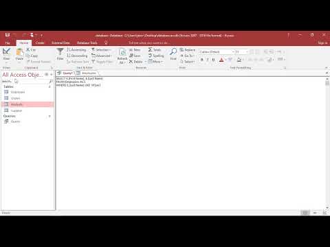 SQL in MS Access - Using Wild Cards in a Selection with LIKE